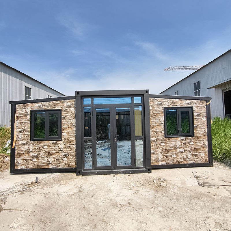 Stone Wall Decoration Expandable Container House | Modular Homes | YJD