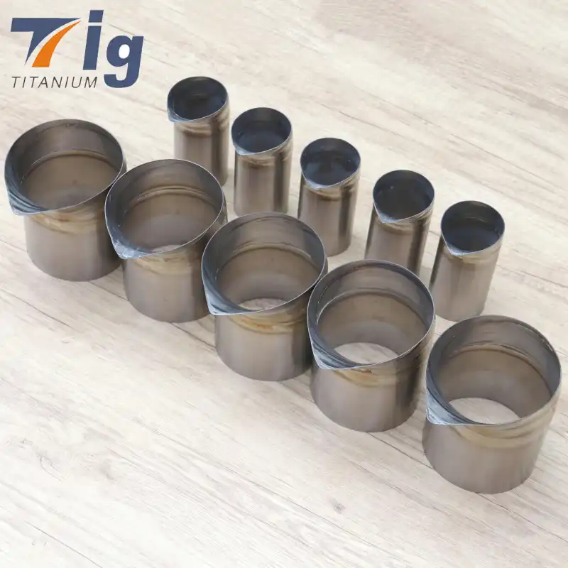 Tear-Drop Exhaust Tip 5" Titanium Tube