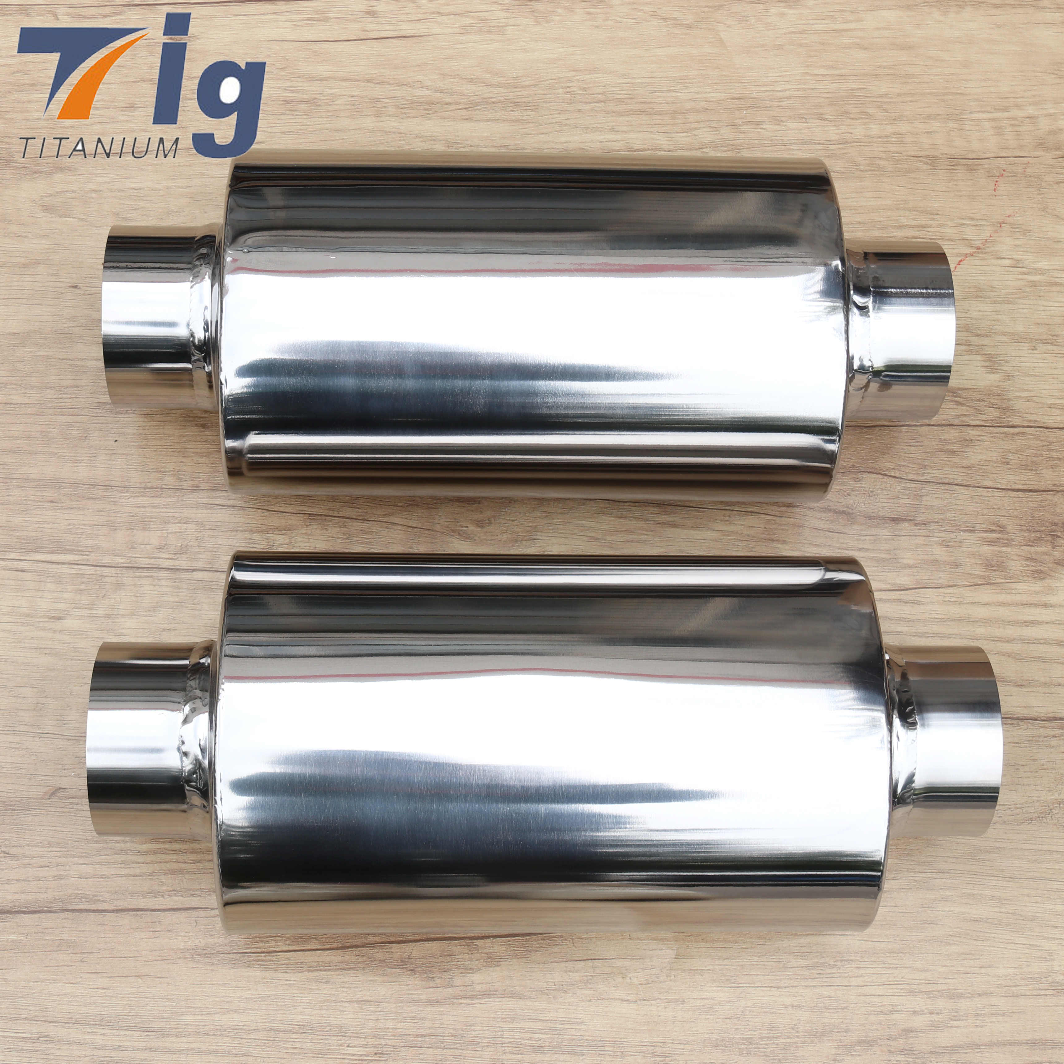 High Performance universal racing car titanium exhaust muffler for cars