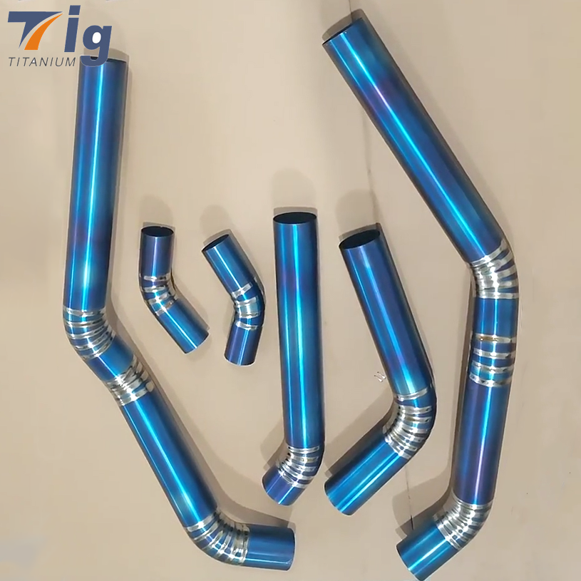 Titanium charge pipe air intake pipe charge tube