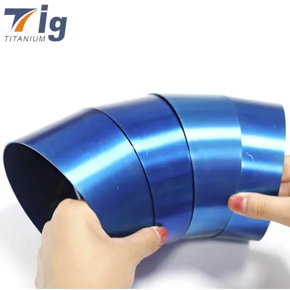6Pcs/Set 3" Weld Angle 90 Degree 1.0D burning blue Exhaust Elbow Bend 1 ...