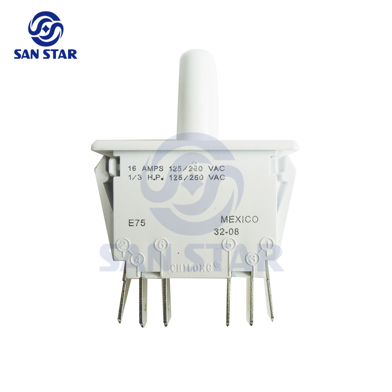 6 Pins Door Switch Double Pole/Double Throw
