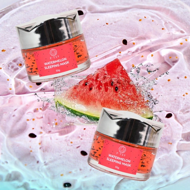 OEM/ODM Brightening Watermelon Sleeping Mask Niacinamide Vitamin C ...