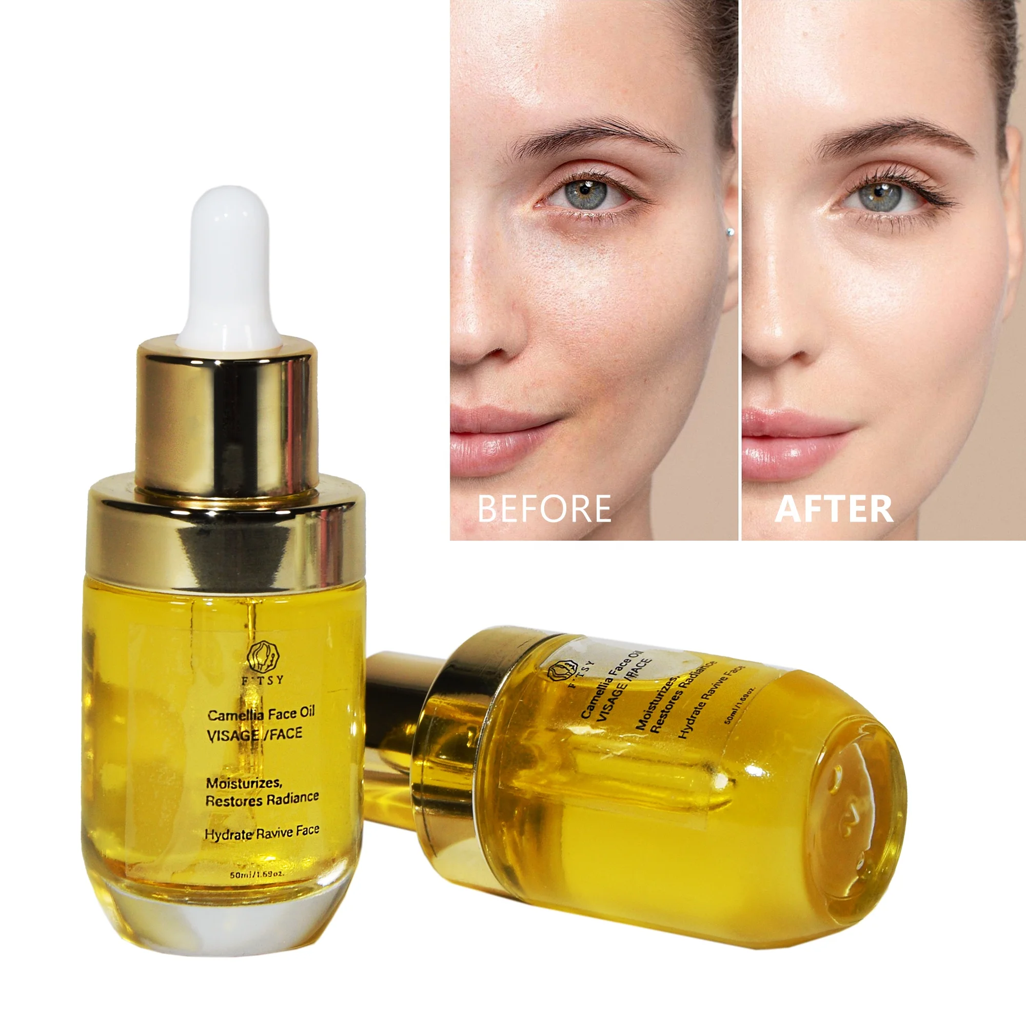 Vegan Cruelty-Free Moisturizing Facial Oil Lightening Glowing Soothe ...