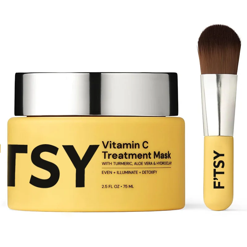 Private Label Vegan Turmetic Aloe Vera Vitamin C Treatment Mask Skin ...