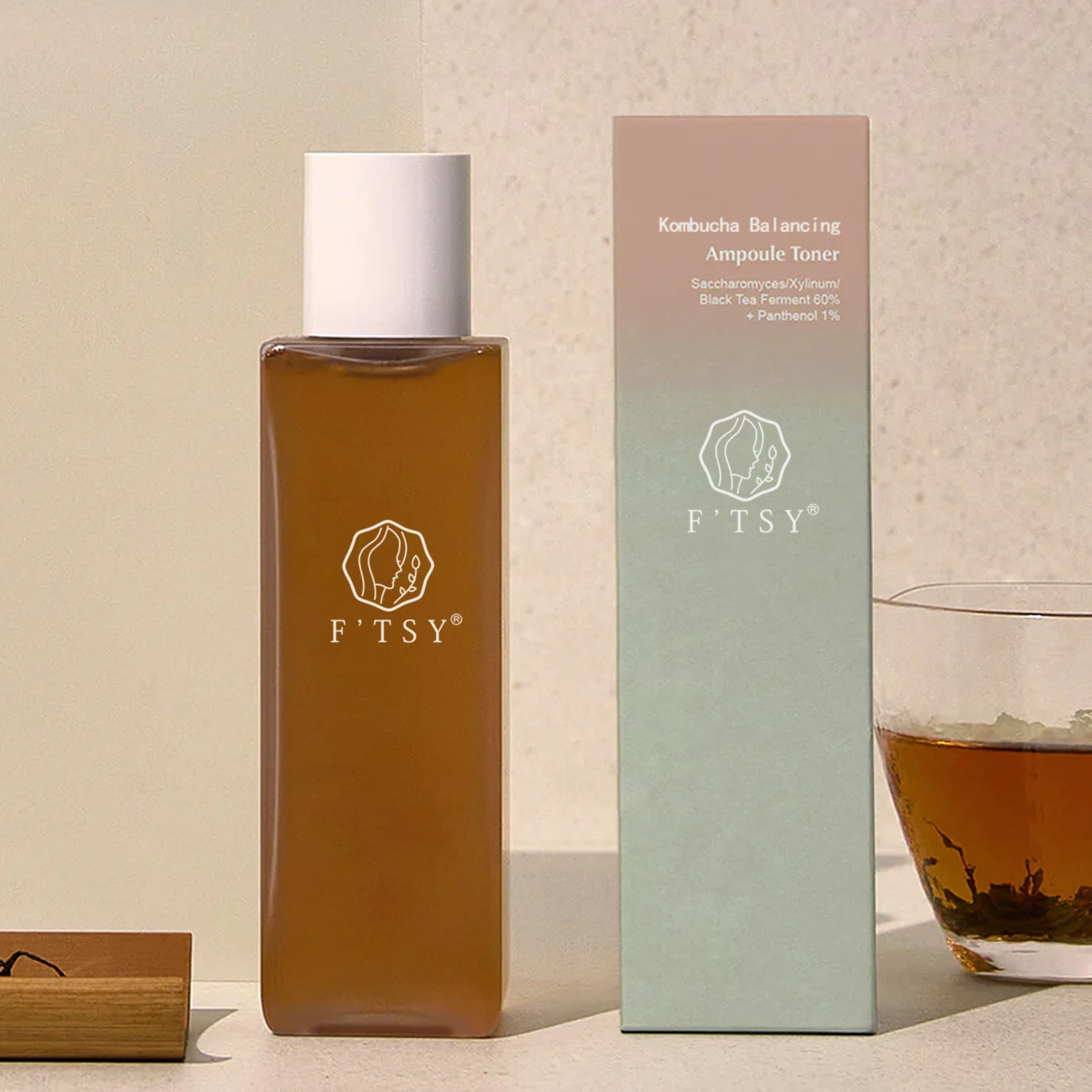 Korean Vegan Kombucha Toner Black Tea Extracts Hydrating Soothing ...