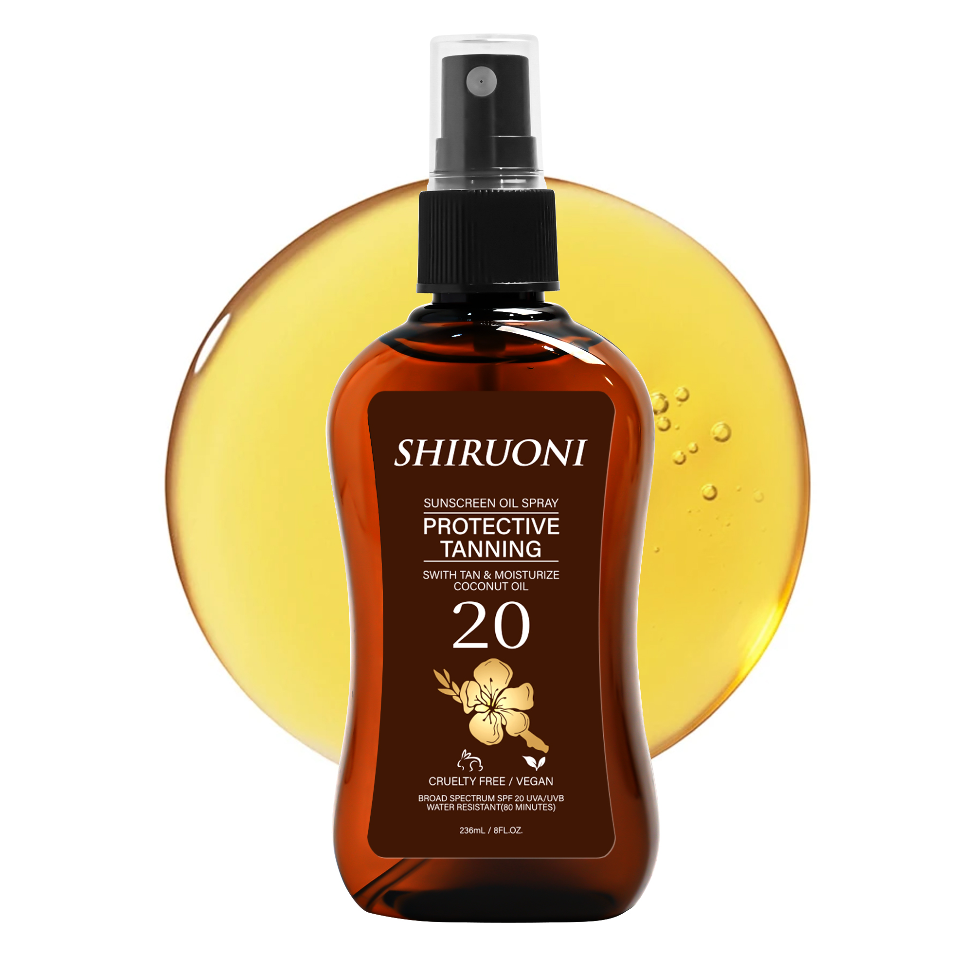 Hydrating Tanning Oil Spray SPF 20, Glow & Shield