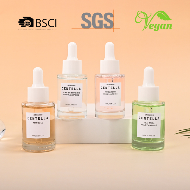 Centella Ampoule Set OEM, Private Label Brightening & Acne Serum ...