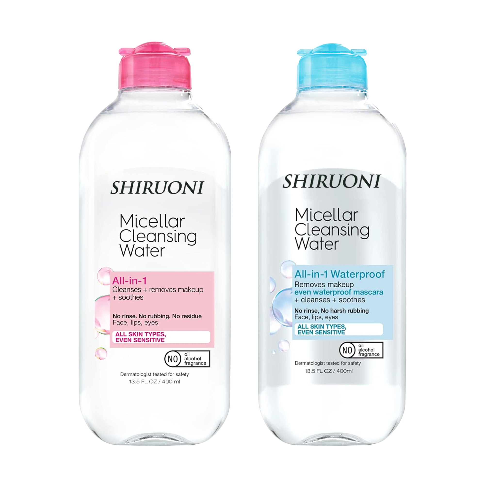 OEM Micellar Cleansing Water Duo | Waterproof Makeup Remover ...