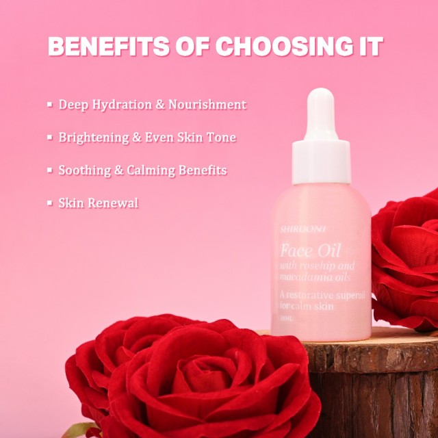 Face Oil OEM Factory | Rosehip & Macadamia Oil | Private Label Skincare