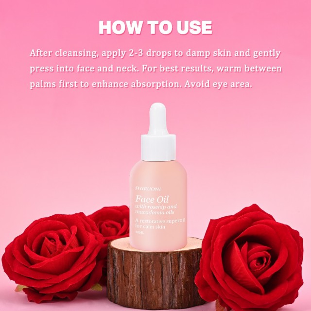 Face Oil OEM Factory | Rosehip & Macadamia Oil | Private Label Skincare