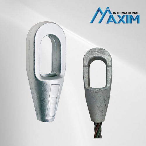 Alloy Steel 100% Breaking Load Closed Spelter Socket For Wire Ropes End