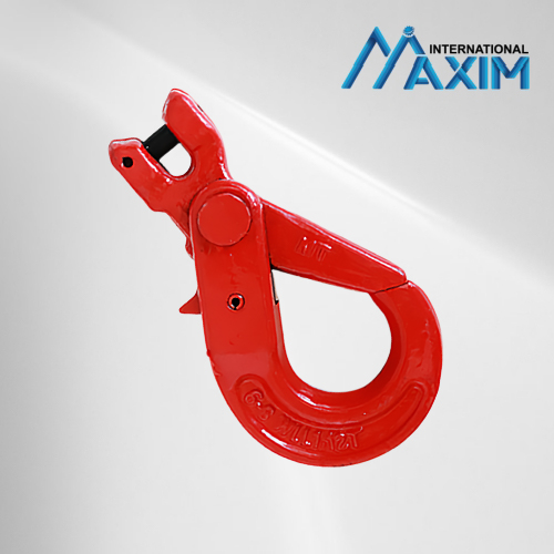 Heavy Duty Grade 80 Forged Alloy Steel Red Clevis Safety Lock Hook