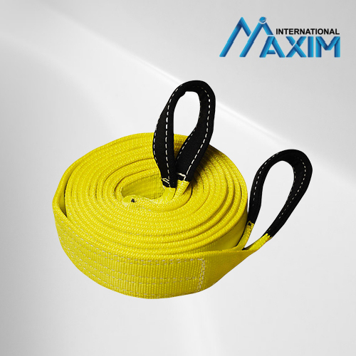Corrosion Resistance Polyester Flat Eey-Eye Rope Recovery Tow Strap