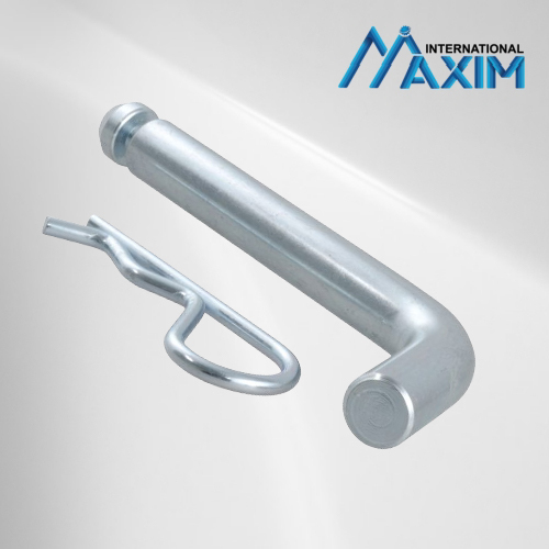Zinc Plated Trailer Hitch Pin And Clips For Receiver Towing Components