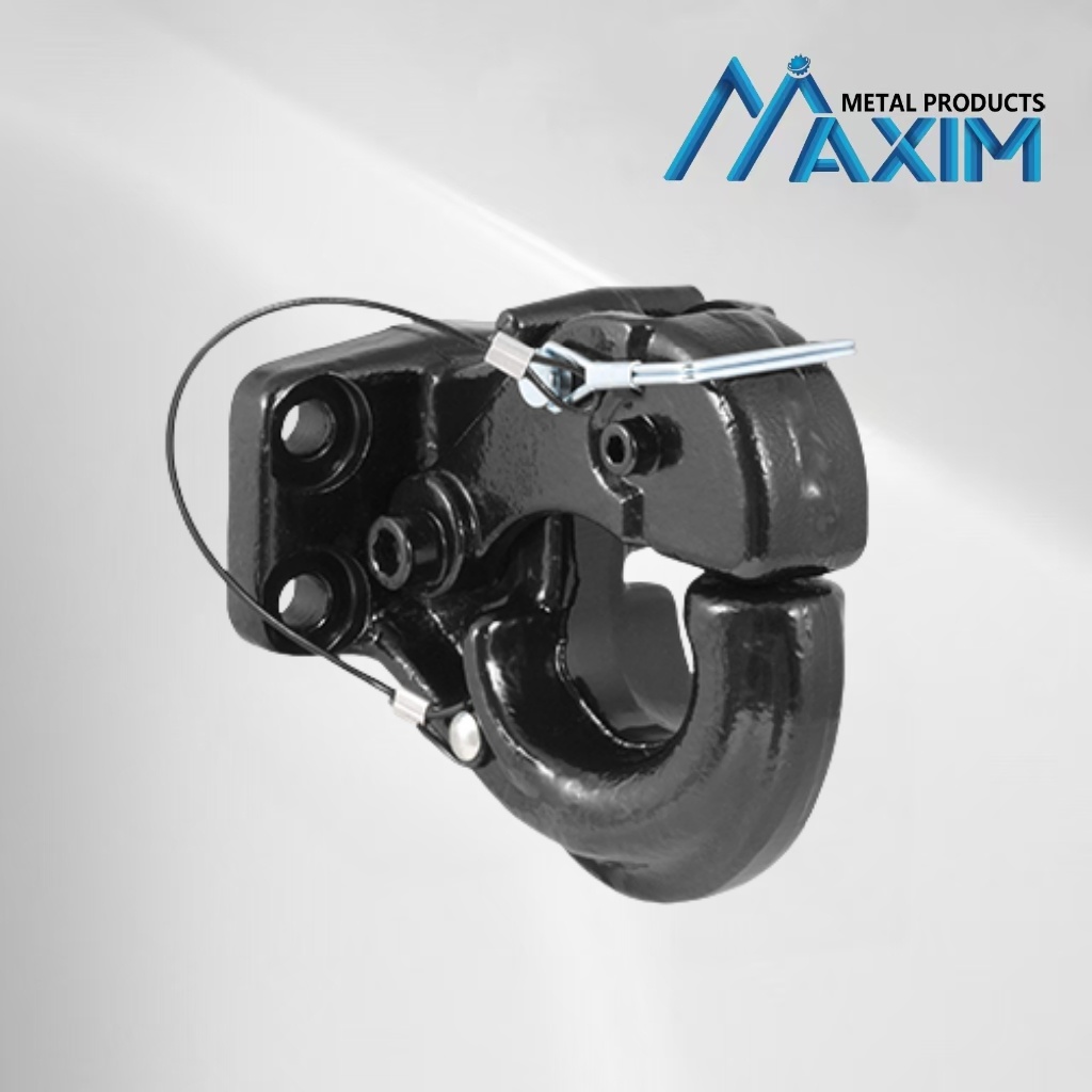 Carbide Black Powder Coat trailer towing hitch Pintle Hook Hitch