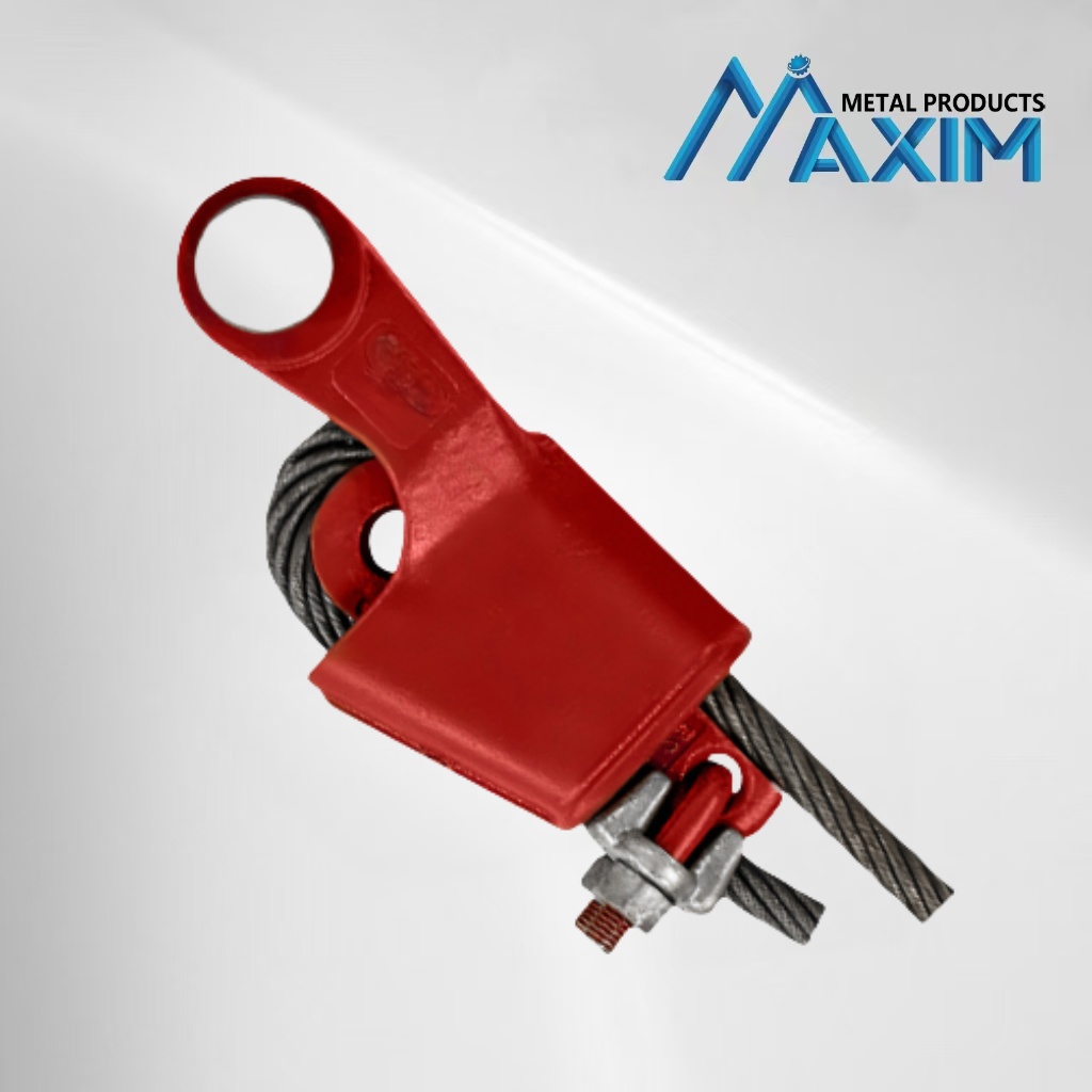 High Tensile Strength Forged Wire Rope Winch Cable Wedge Socket