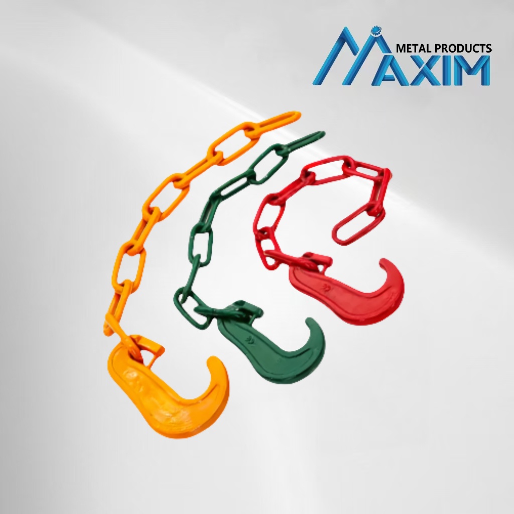 High Tensile Color Painted Alloy Steel Lashing Chain with C- Hook