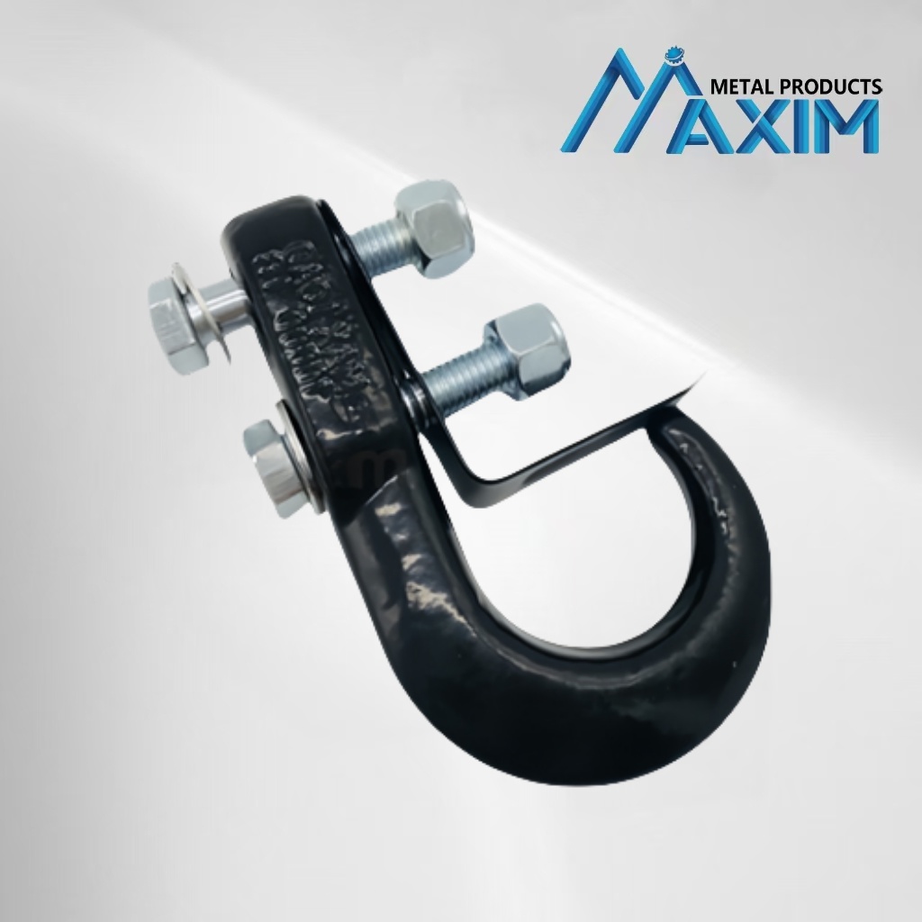 Steel Forged Universal Recovery Chrome Plating Tow Hook With Keeper