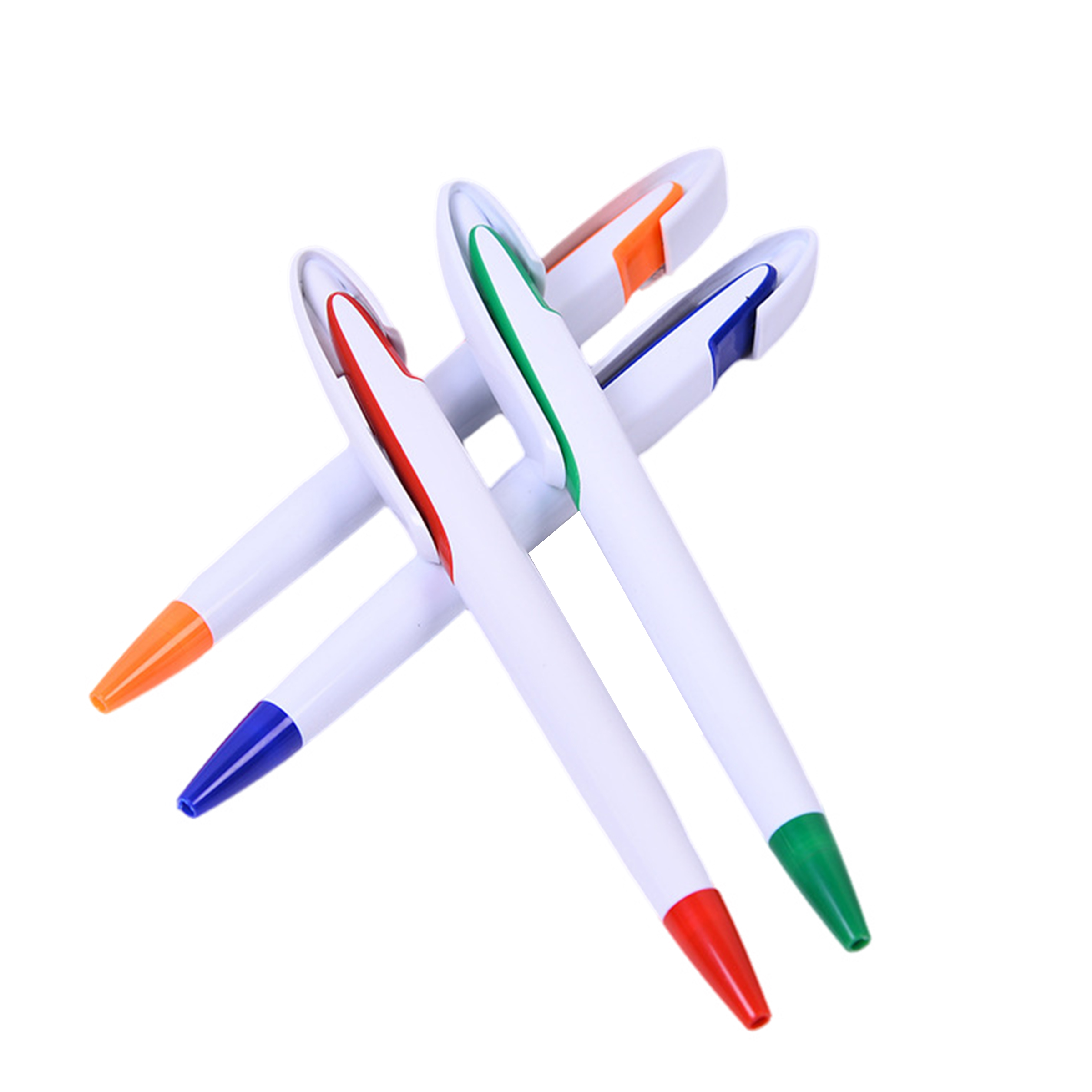 Retractable White Color Promotion Ballpoint Pen