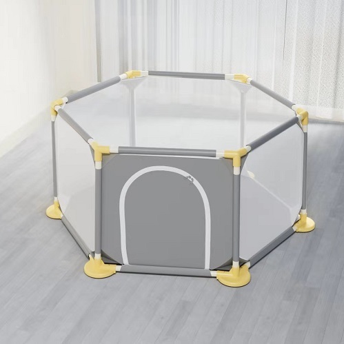 Baby Playpen 6-Panel Portable Play Yard Playpen with Breathable Mesh ...