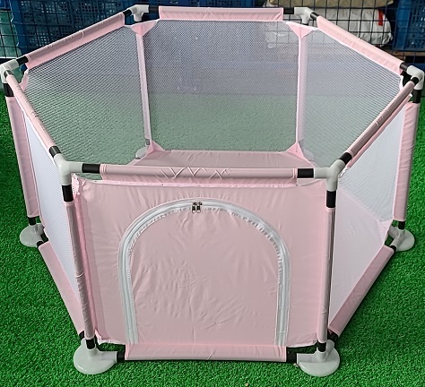 Baby Playpen 6-Panel Portable Play Yard Playpen with Breathable Mesh ...