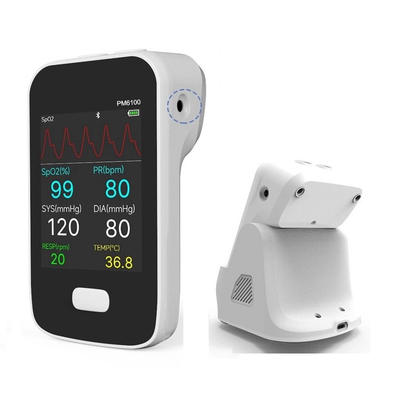 Pepultech PM6100 Handheld Vital Sign Monitor – ECG Mini Bluetooth ...