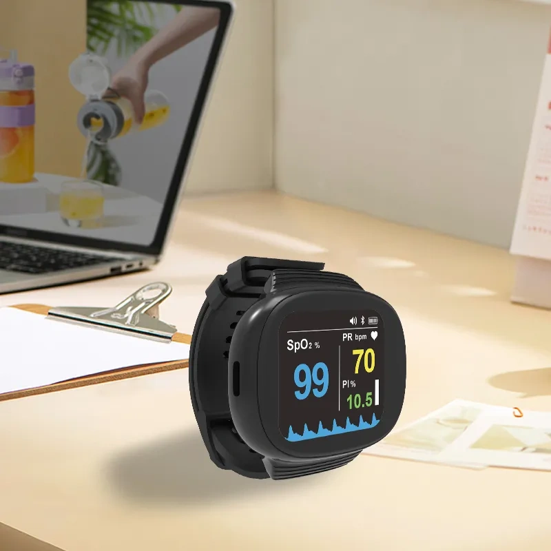 Pepultech BM2000A Sleep Apnea Monitor - Wrist Pulse Oximeter with Sleep ...