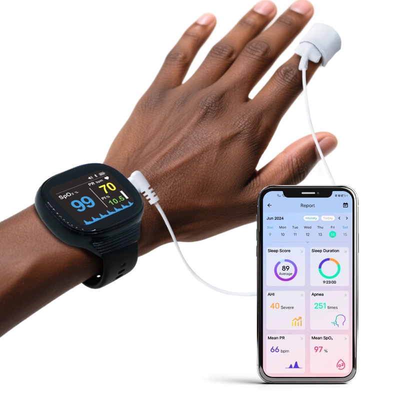 Pepultech BM2000A Fingertip Pulse Oximeter - Sleep Apnea Monitor