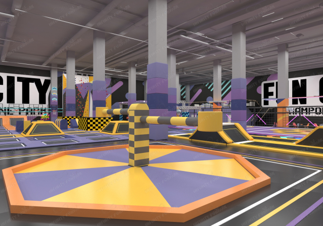 2300 Sqm Trampoline Park | Custom Indoor Sports Arena