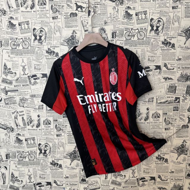 Player Version AC Milan 2025 Home Kit - Authentic Jersey