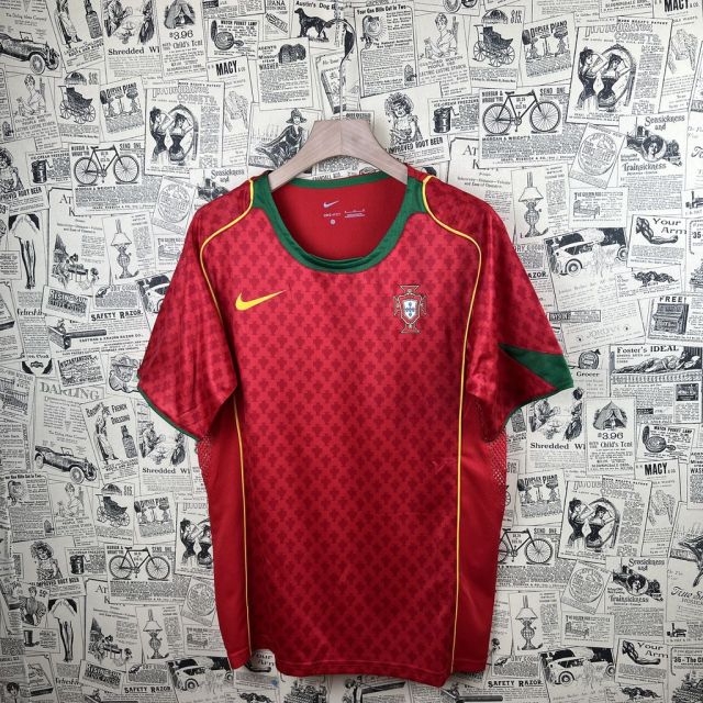 Portugal 2004 Home Kit - Retro - Thai Version