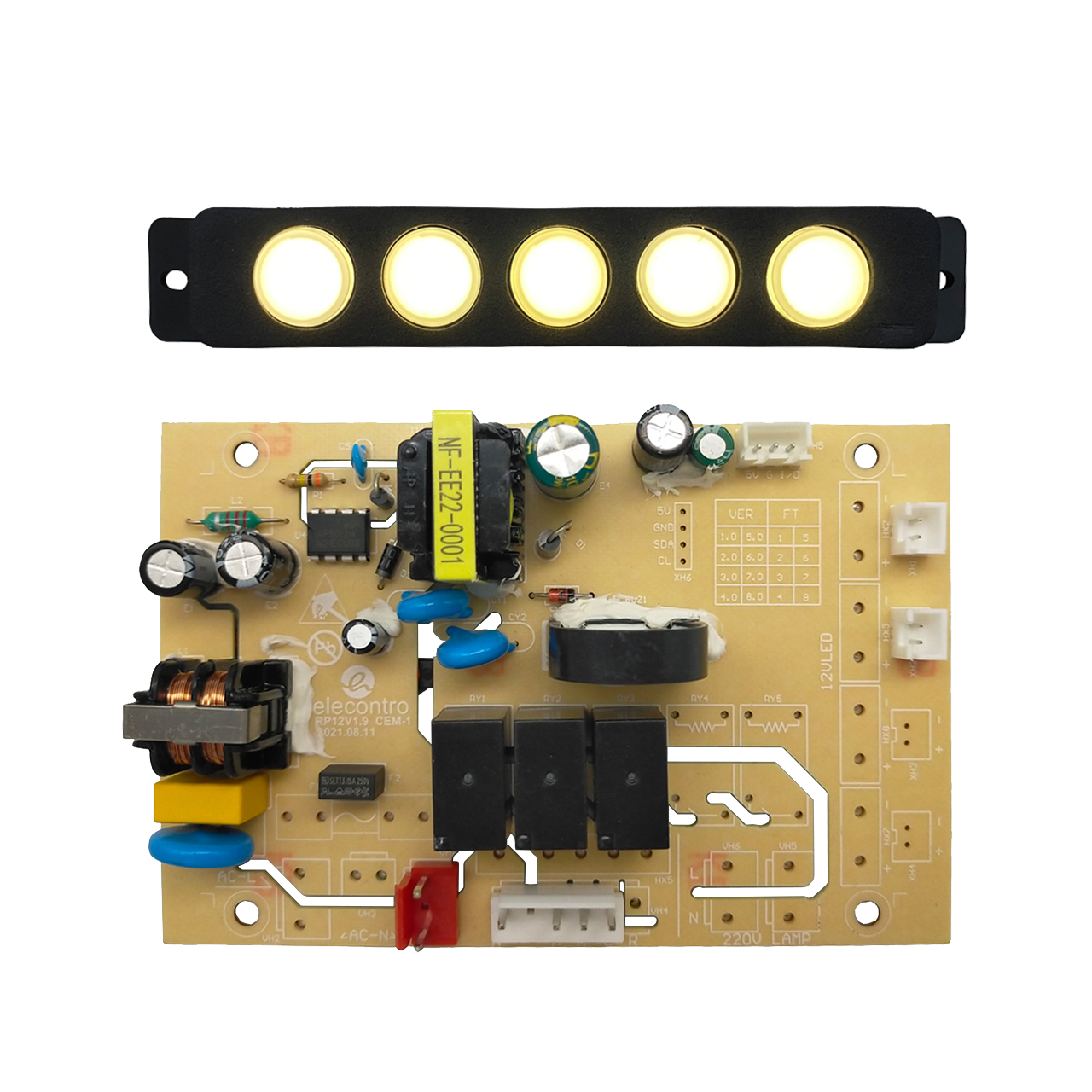 Range Hood key Control Switch Cooker hood control panel pcb controller ...