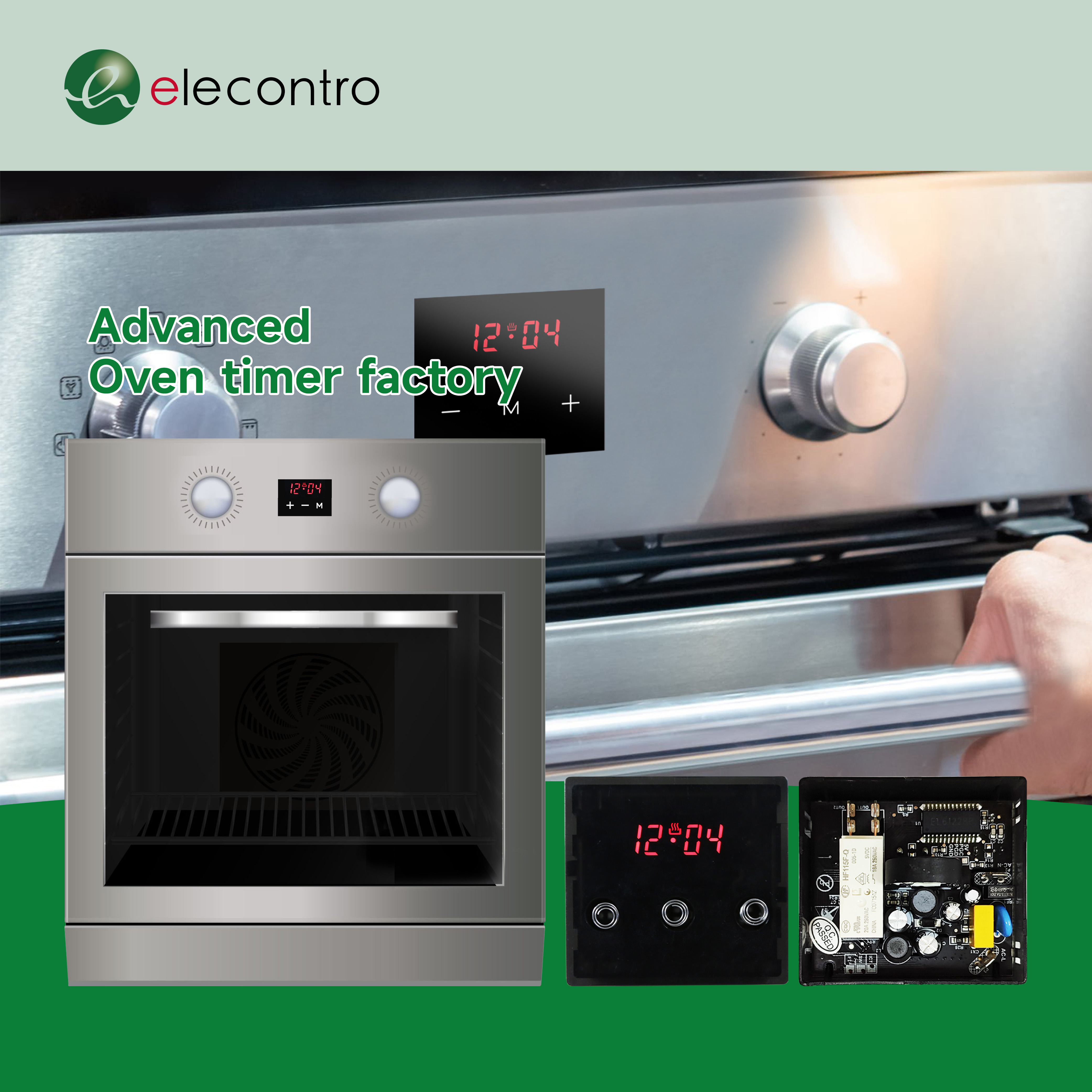 ET03T Oven timer PCBA r & D design and manufacture PCB assembly