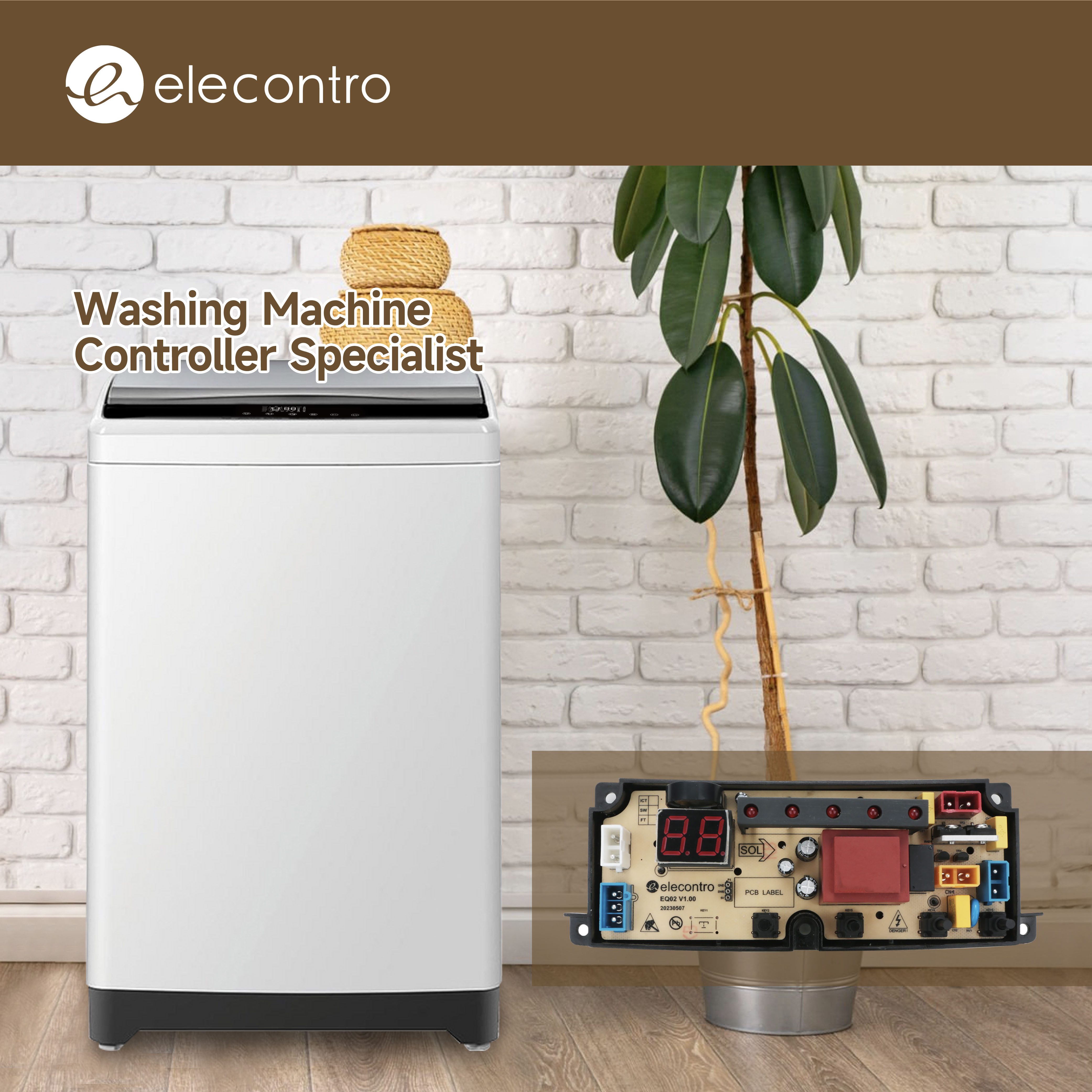 EQ02 Versatile Washing Machine Control Board