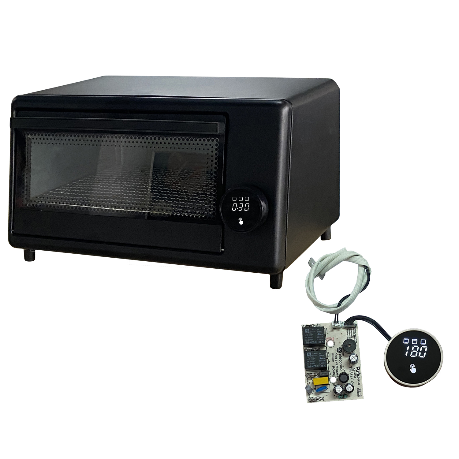 OB23 knob oven control board LCD digital display PCBA assembly