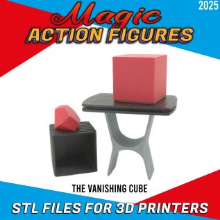 The Vanishing Cube - 3D Printable Action figure CREATIVITY LAB