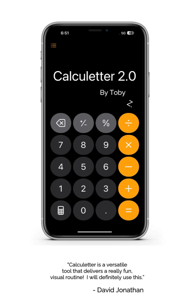 Calculetter 2.0 by Toby Z.