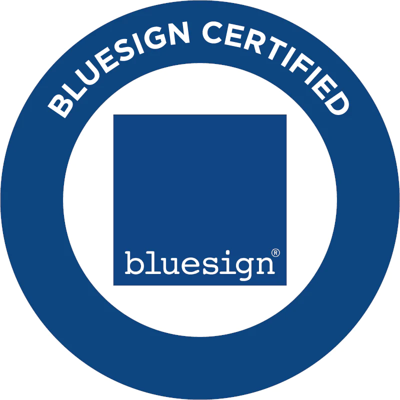 What does bluesign mean in the bag industry?