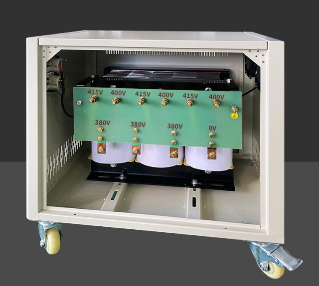 Three-phase 480v to 380v step-down dry transformer
