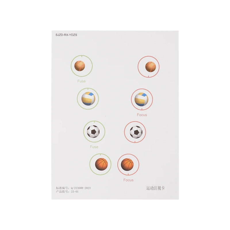 Visual test card RONG-HE-KA,Visual Training