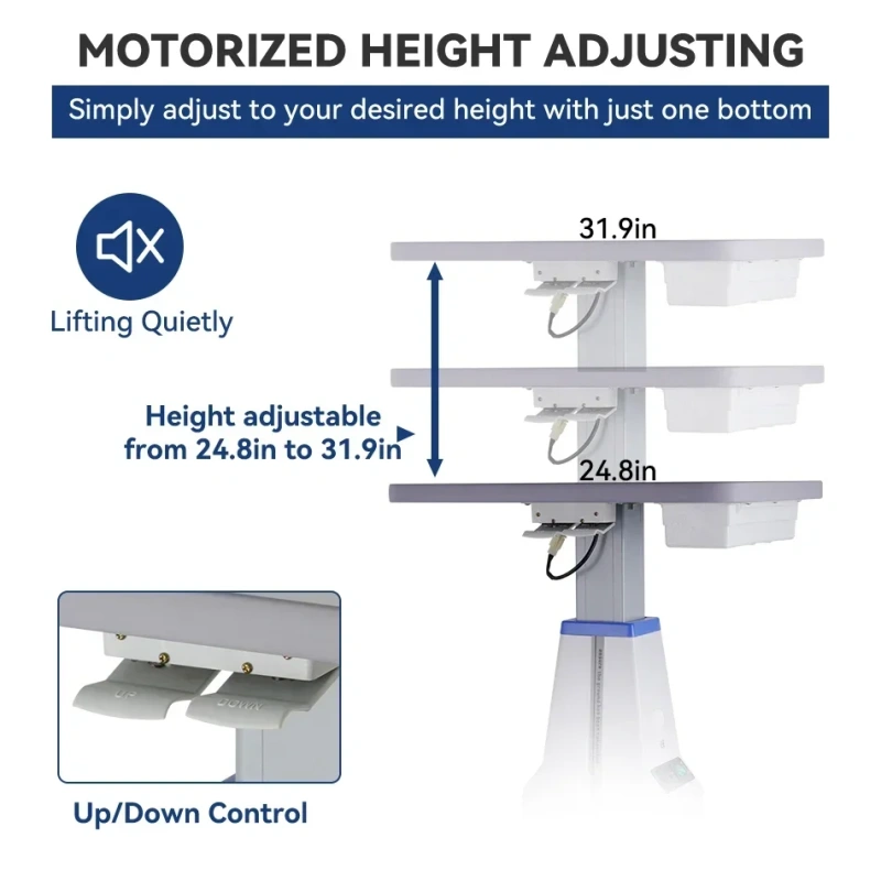 WZ-3A Ophthalmic Lift Table | Electric Height Adjustment | For Slit ...