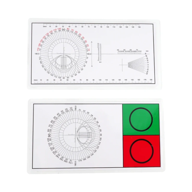 2PCS Near Vision Chart Test Card,Visual Test