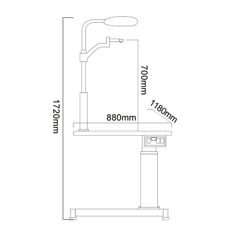 C-180A+WZ-B Optometry Combination Table and Chair,Ophthalmic Table and ...