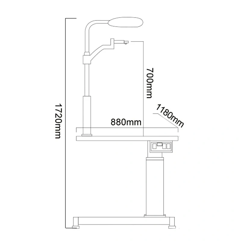 C-180A+WZ-B Optometry Combination Table and Chair,Ophthalmic Table and ...