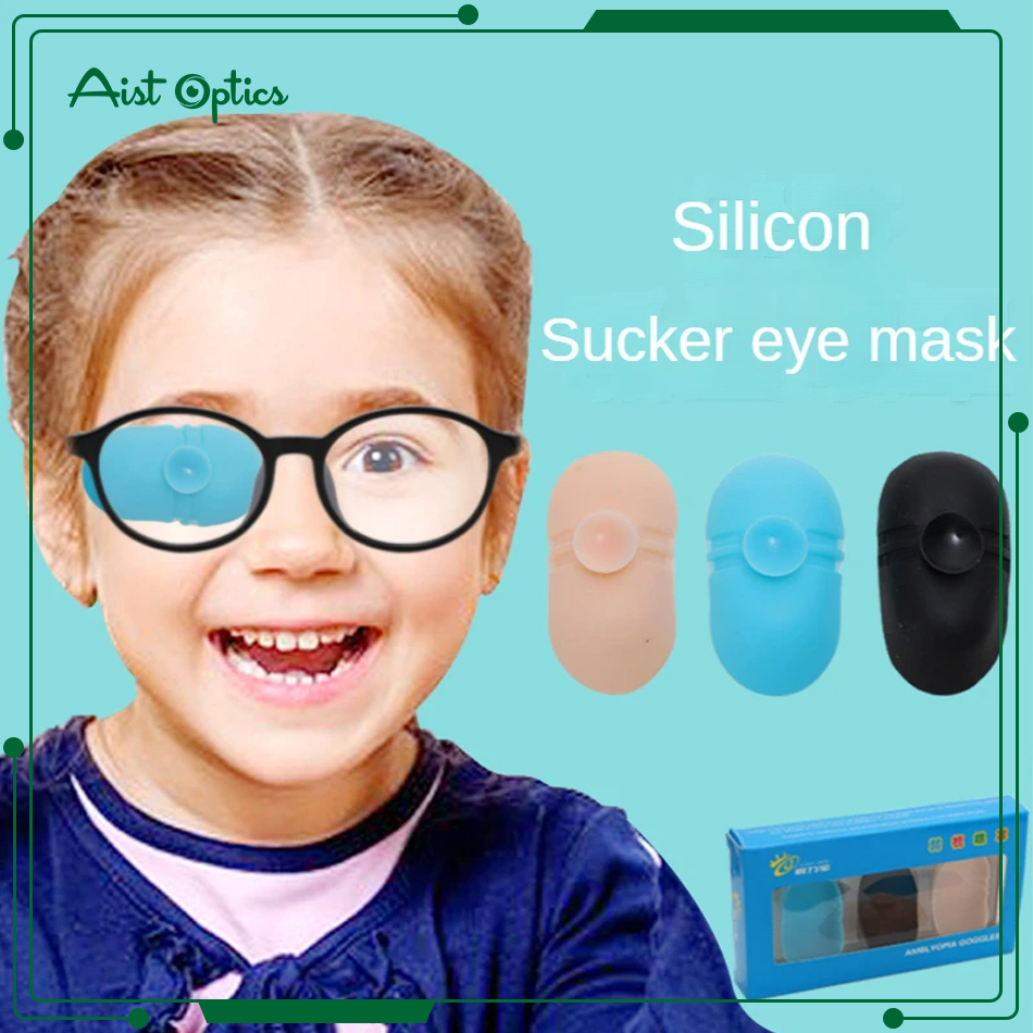 3 Pieces Amblyopia Training Cover Eye Mask Children's Silicone ...