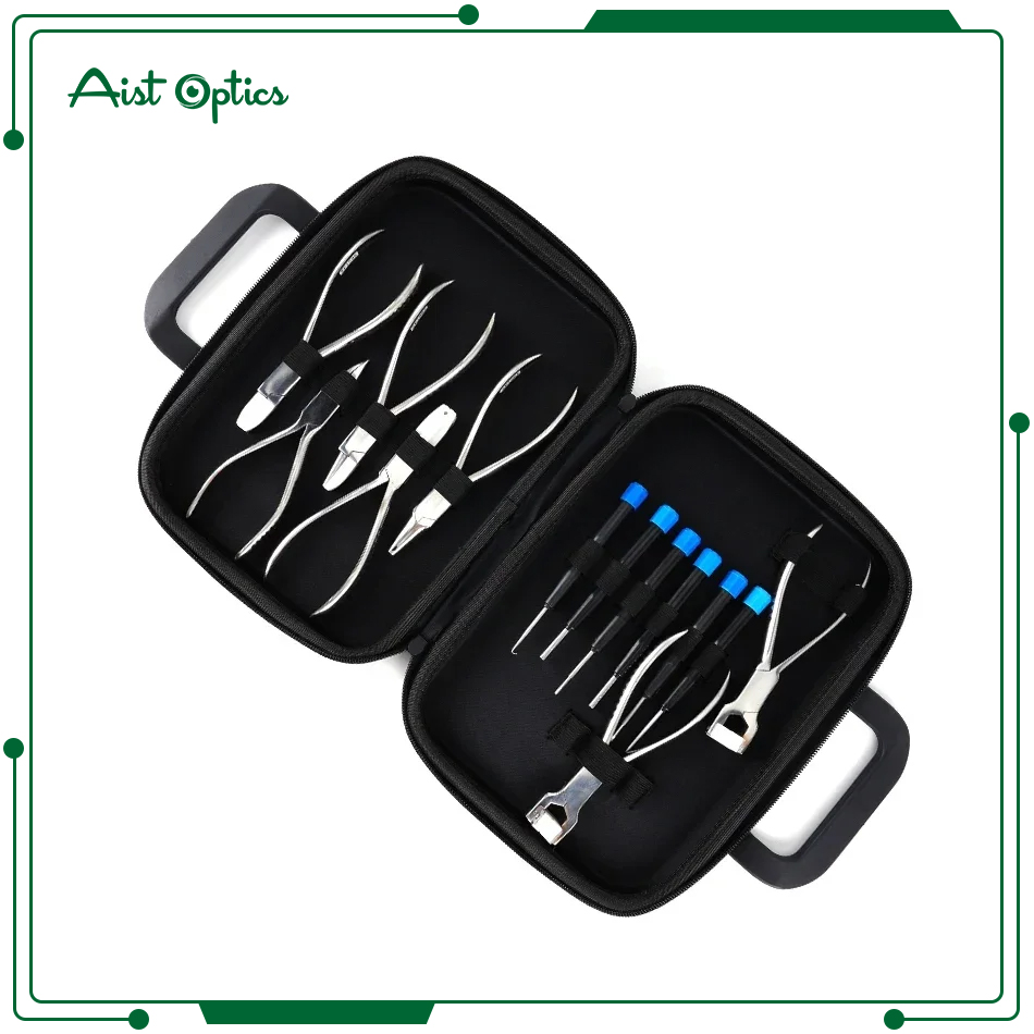 R-B012 Optical Frame Glasses Repair Hand Tool Kit Pliers set,Eyeglasses ...