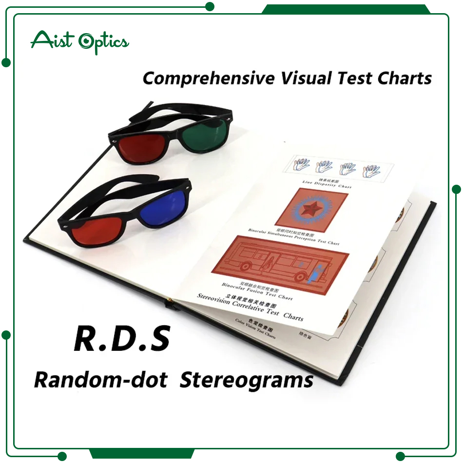 RDS Random-dot Stereograms Comprehensive Visual Test Charts Book,Visual ...