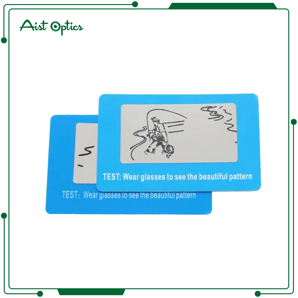 100pcs Blue Light Test Card,Lens Tester