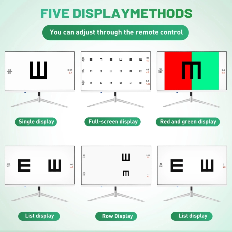 K215F 21.5 Inch HD LCD Visual Acuity Chart Vision Test Projecter ...